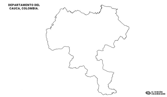 Mapas del Departamento del Cauca - Revista El Rincón Colombiano