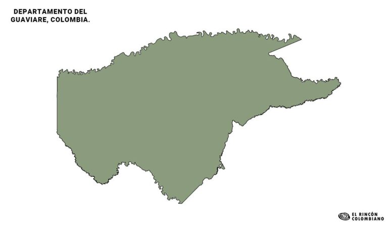 Mapas del Departamento del Guaviare - Revista El Rincón Colombiano