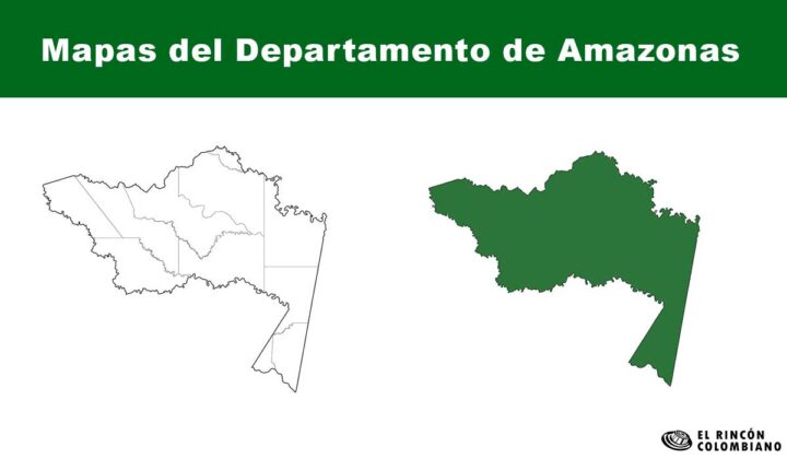 Mapas del Departamento del Amazonas - El Rincón Colombiano Mapas del Departamento del Amazonas - El Rincón Colombiano