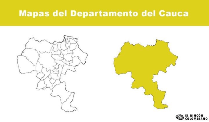 Mapas del Departamento del Cauca - Revista El Rincón Colombiano